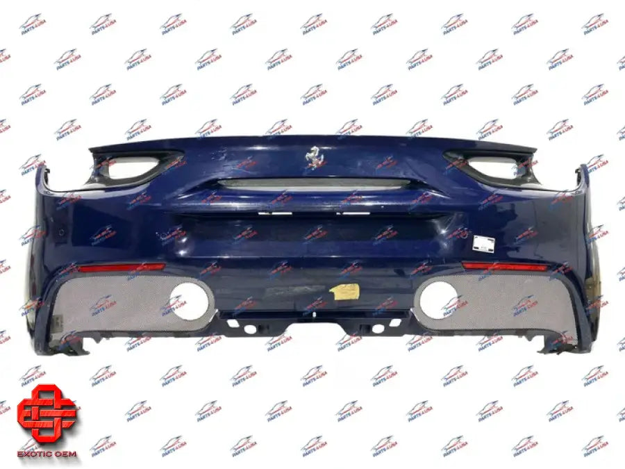 FERRARI 488 GTB REAR BUMPER COMPLETE WITH CARBON TRIM – EXOTIC OEM