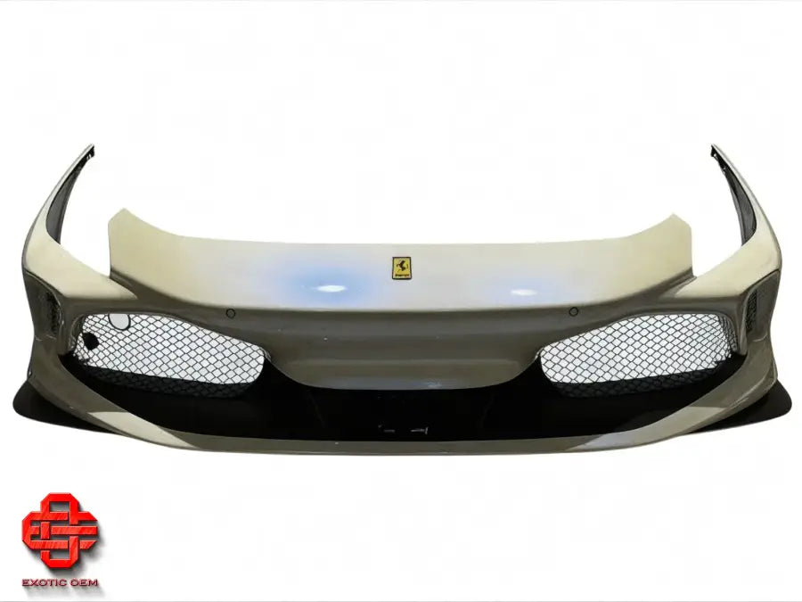 FERRARI F8 FRONT BUMPER WHITE – EXOTIC OEM