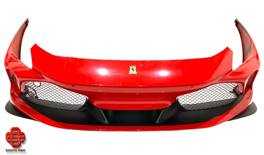 FERRARI F8 TRIBUTO FRONT BUMPER RED – EXOTIC OEM
